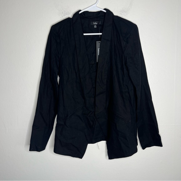 Lulus | Jackets & Coats | Nwt Lulus Miss Punctuality Black Lightweight ...